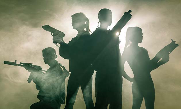 Area 077, Lasergamen (3 uur) bespaar 50% in Noord-Limburg via Social Deal