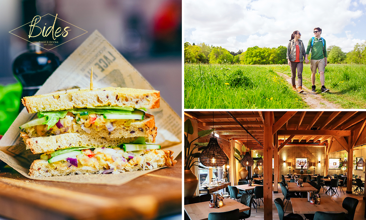 Bides: Food & Drinks, Lunchplank + evt. wandelarrangement bespaar 40% ...