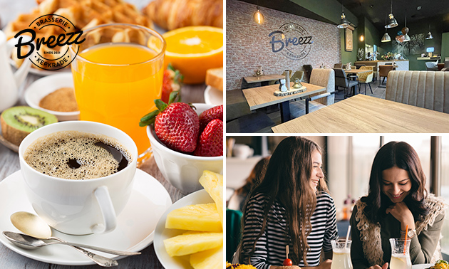 Spontaan uit eten bij Brasserie Breezz Carboonplein, Luxe ontbijt bij ...