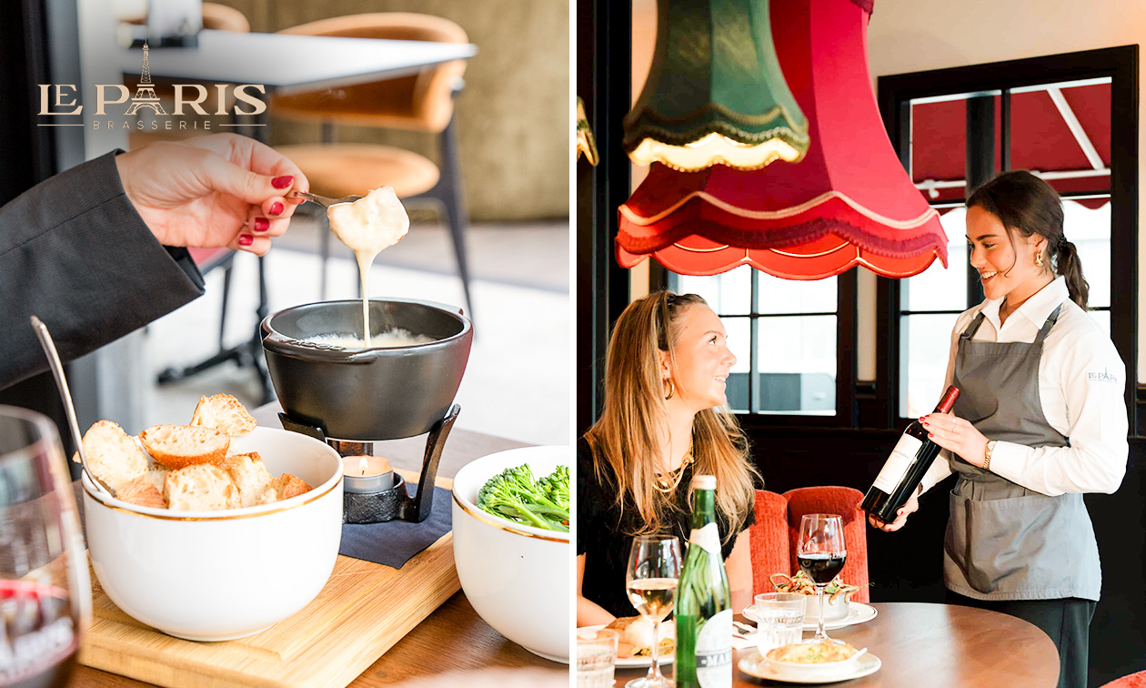 Brasserie Le Paris, Kaasfondue bij Brasserie Le Paris bespaar 47% in Den Haag via Social Deal