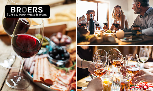 Broers Amsterdam, (Luxe) high wine bespaar 39% in Amsterdam via Social Deal