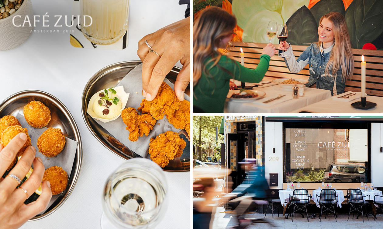 Cafe Zuid, Amsterdams bier- of jeneverarrangement + vlees- of ...