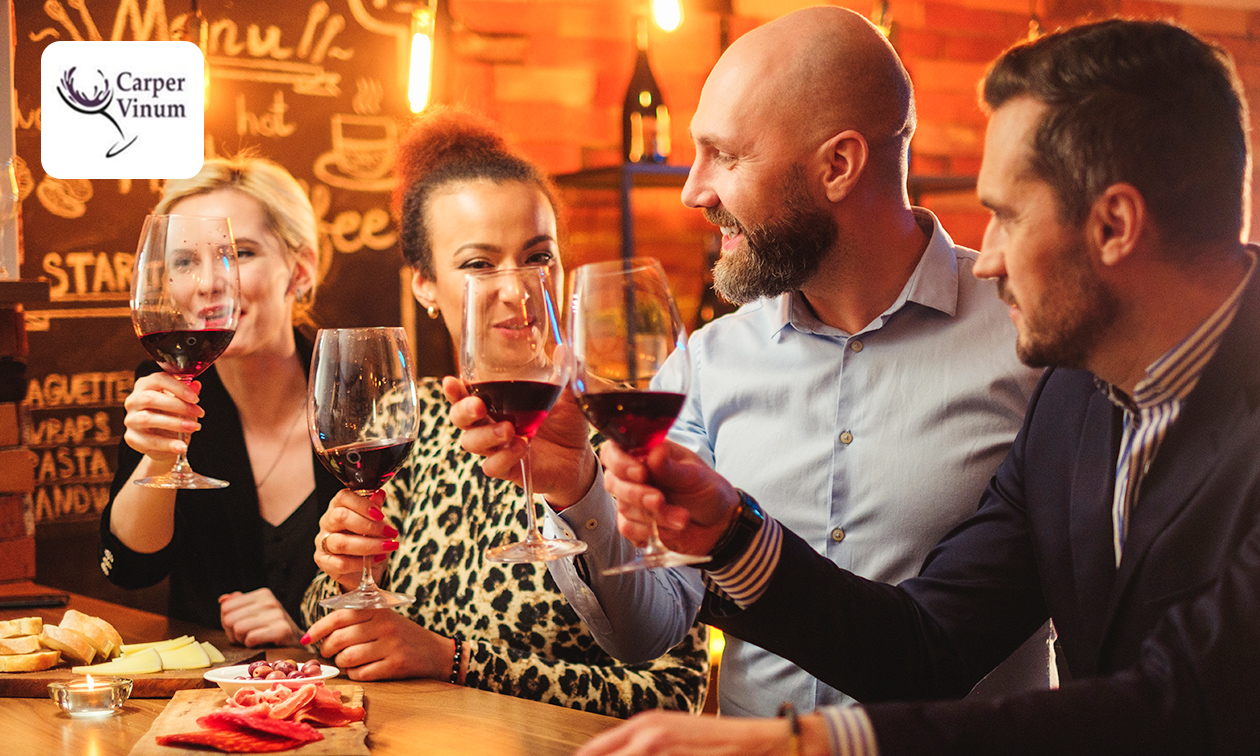 Carper Vinum, Wijnproeverij (1,5 uur) met 4 wijnen bespaar 33% in Zaanstreek-Waterland via ...