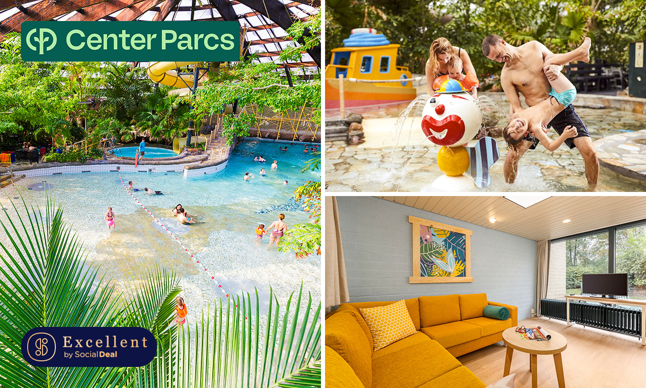 Center Parcs De Huttenheugte, Midweek of weekend in een cottage voor 4 tot 6 personen bij Center ...
