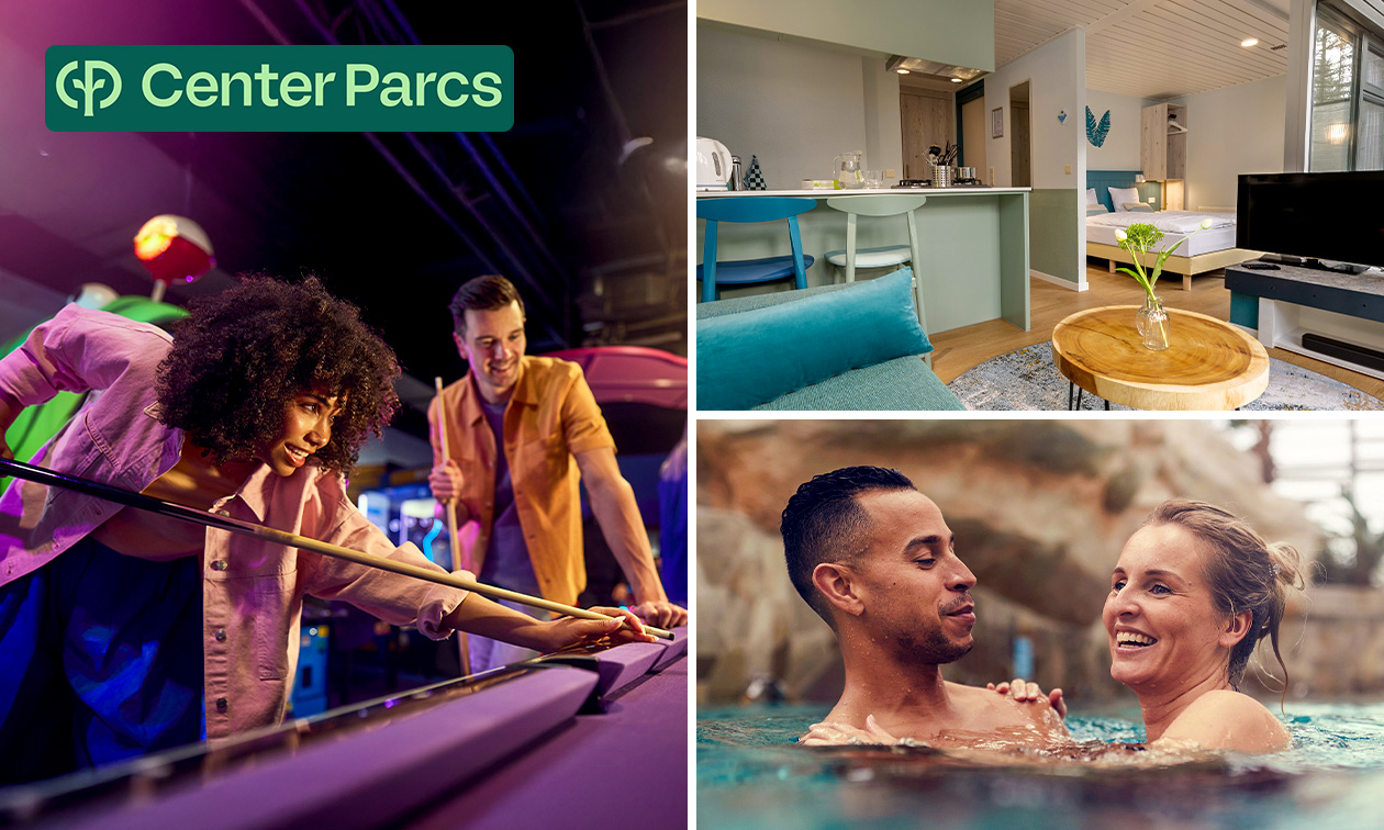 Center Parcs Mystery Park, Weekend of midweek weg voor 2 personen bij Center Parcs Mystery Park ...