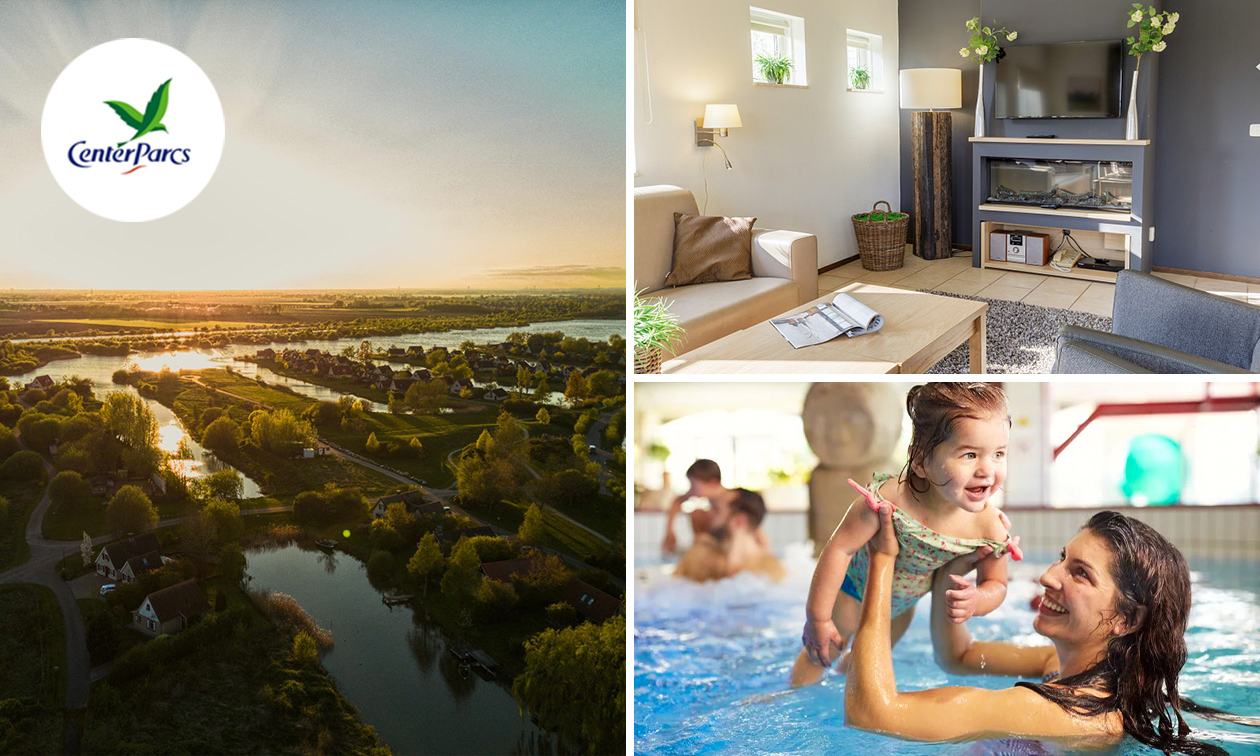 Center Parcs Parc Sandur, Weekend of (mid)week weg (4, 6 of 8 pers) in ...