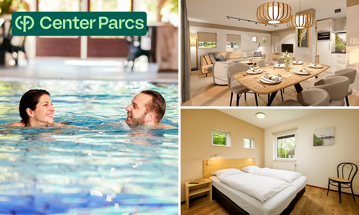 Center Parcs Parc Sandur, Weekend of midweek voor 4 of 6 personen bij Center Parcs Parc Sandur ...