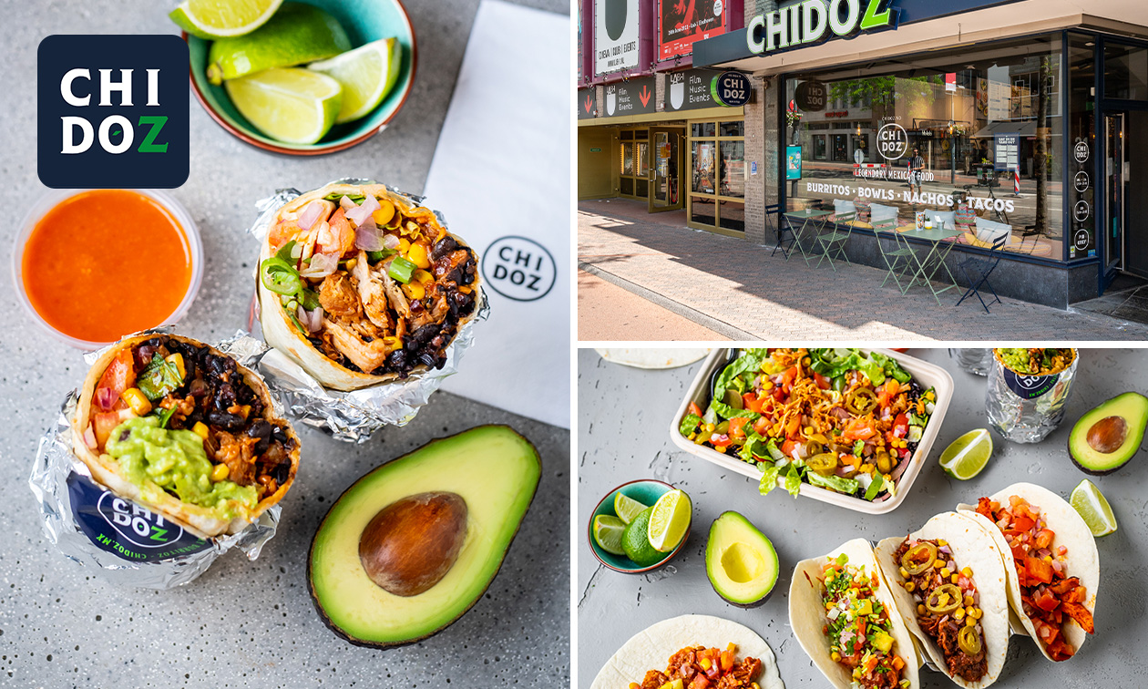 Chidóz Rotterdam, Burrito of nachobowl + drankje in centrum van ...