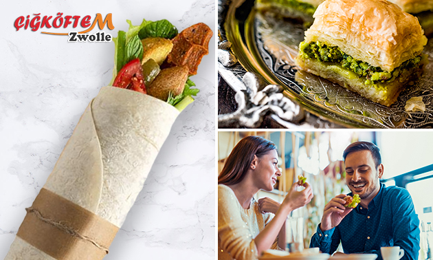 Cigköftem Zwolle, Afhalen: wrap + baklava + drankje naar keuze bespaar ...
