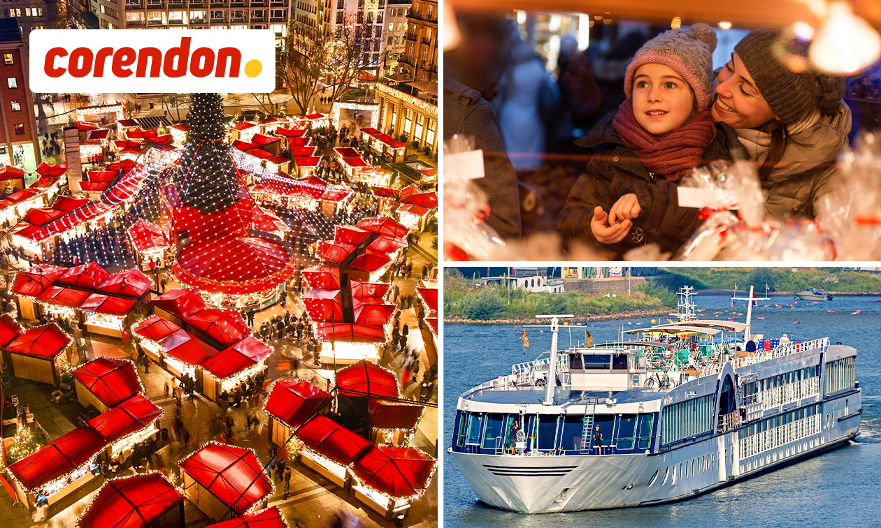 Corendon Cruises, 4-daagse riviercruise langs de Duitse kerstmarkten ...