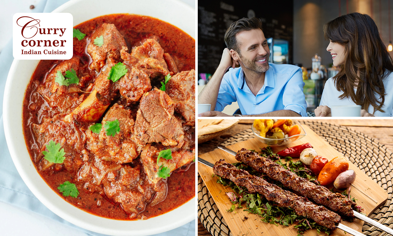 Curry Corner Indian Cuisine, 3-gangendiner à la carte + naanbrood naar ...