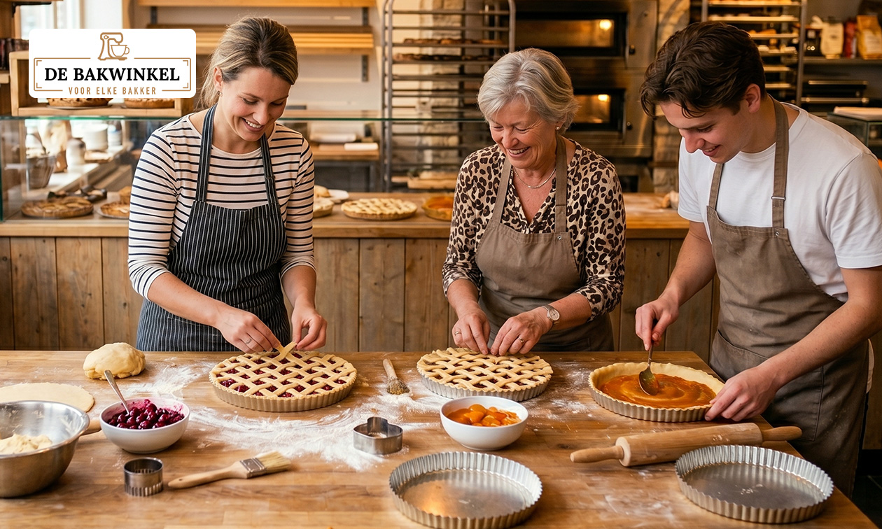 De Bakwinkel, Workshop vlaaitjes maken (2,5 uur) + koffie of thee ...