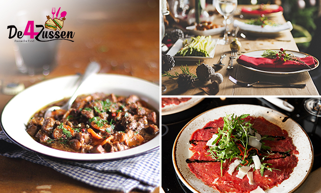 Spontaan uit eten bij De4Zussen, Afhalen: 4-gangen kerstdiner van ...