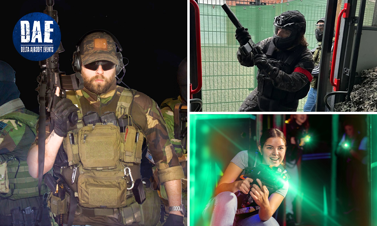 Delta Airsoft Events, Airsoft (18+), gelblast, archery tag of ...