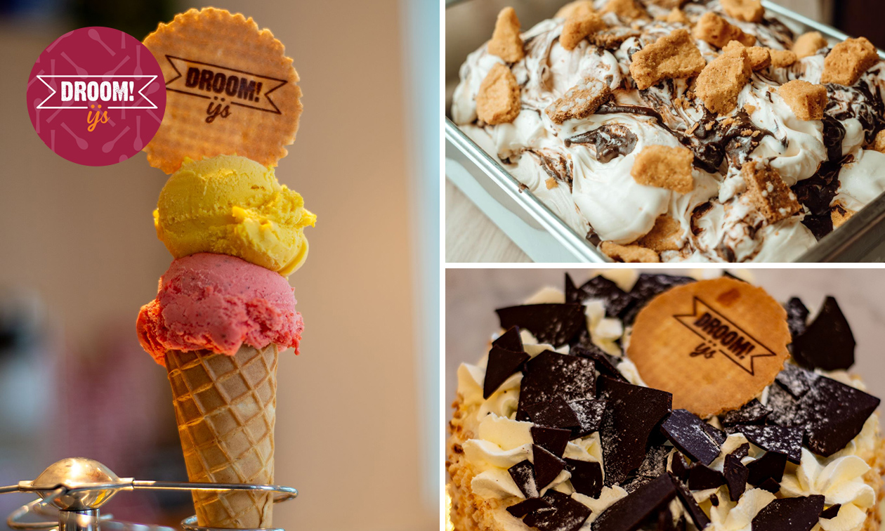 DROOM!ijs Nijmegen, 10 bollen-ijskaart bespaar 41% in Nijmegen via ...