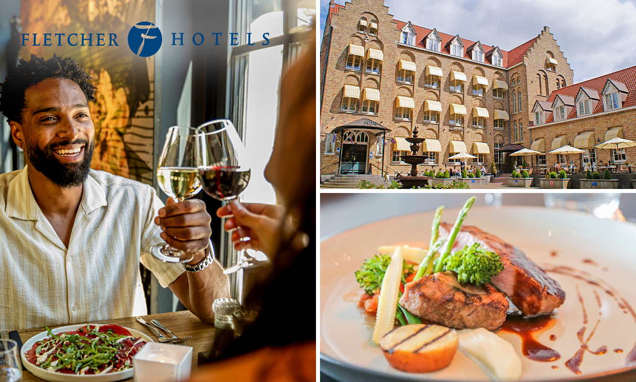 Fletcher Hotels, 3-gangen Fletcher's Keuzemenu bij Fletcher Hotels bespaar 42% in Zeeland via ...