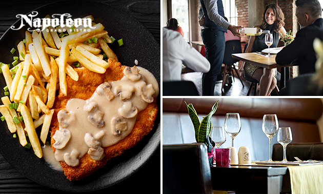 Spontaan uit eten bij Grand Bistro Napoleon, 4-gangen keuzediner bij ...