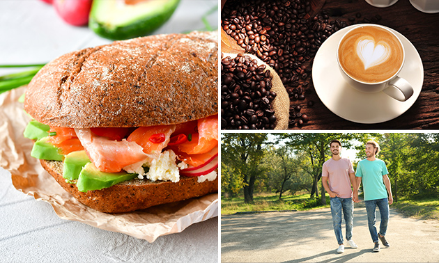 Spontaan uit eten bij Grand Café De Kei, Wandelarrangement + koffie ...