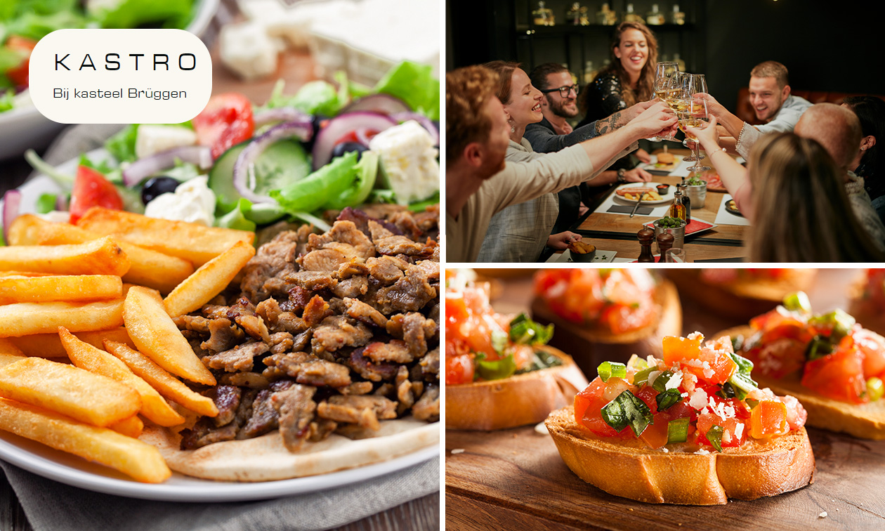 KASTRO, Grieks 3-gangen keuzediner naast Kasteel Brüggen bij KASTRO ...