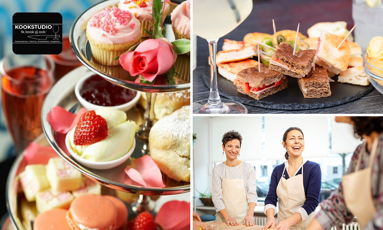 Kookstudio - Ik Kook Jij Ook, Lunchworkshop (ca. 2,5 uur) of high tea ...