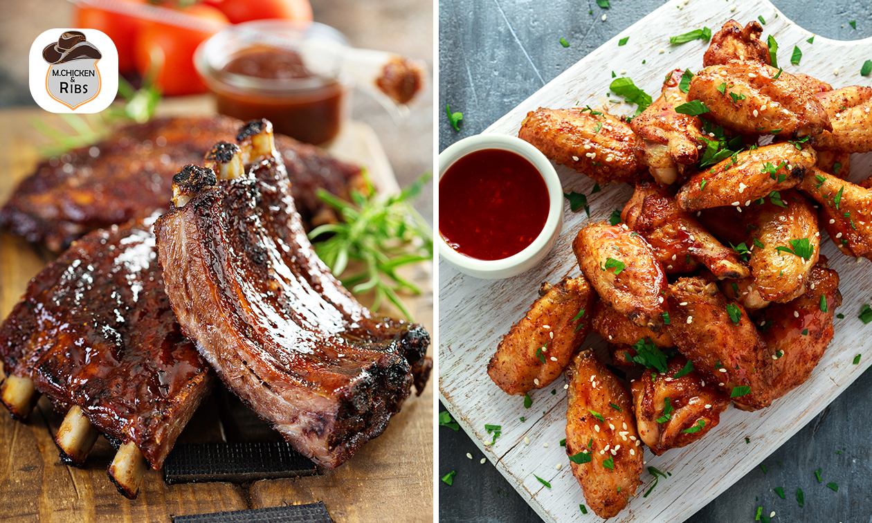 M Chicken & Ribs, All-You-Can-Eat spareribs en kipvleugels bij M ...