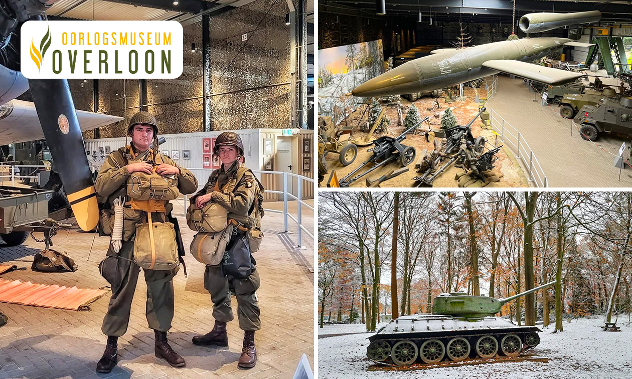 Oorlogsmuseum Overloon, Entree Oorlogsmuseum Overloon + drankje bespaar ...