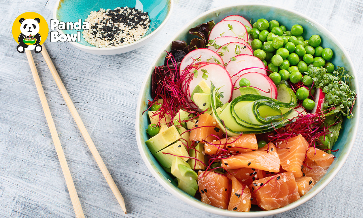 Panda Bowl, Pokébowl + 6 miniloempia's om af te halen bespaar 48% in ...