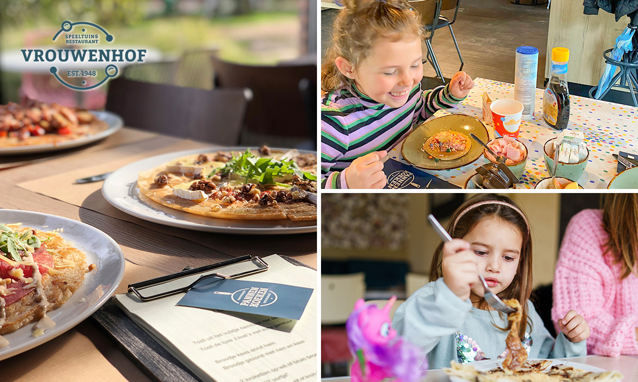 Pannenkoekenrestaurant Vrouwenhof, Onbeperkt pannenkoeken (1,5u) bij ...
