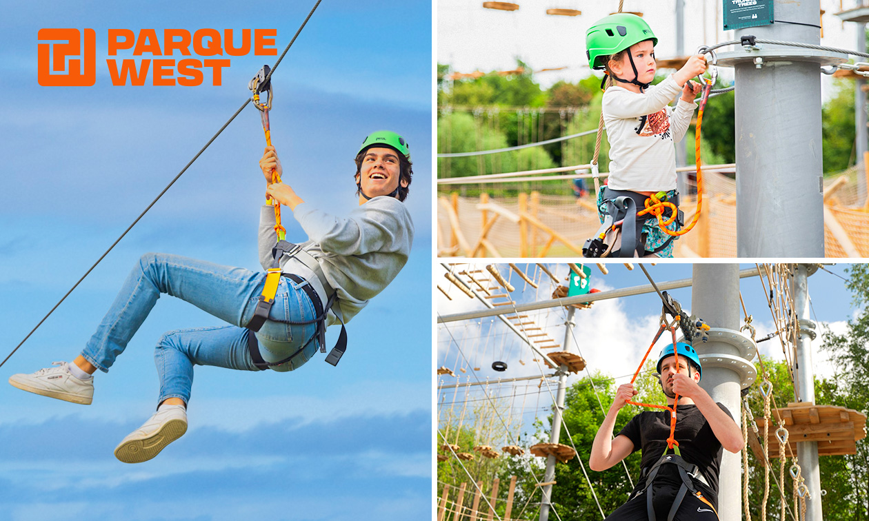 Parque West, Entree klimpark (2,5 uur) bespaar 35% in 't Groene Hart ...