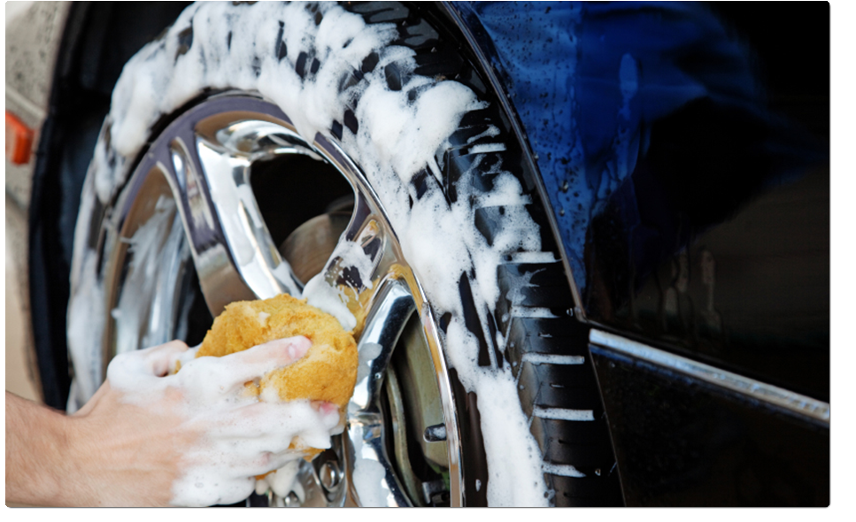 Auto wassen geleen