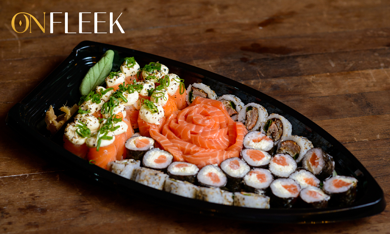 Restaurant On Fleek, Sushibox (20, 32 of 56 stuks) voor afhaal bespaar 37% in Den Haag via ...