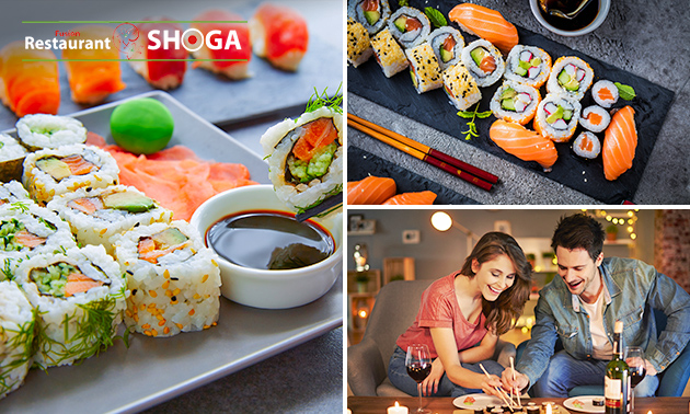 Spontaan uit eten bij Restaurant Shoga, Afhalen: sushibox (32 of 64 ...