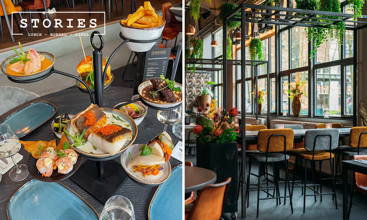 Restaurant Stories Eindhoven, 3-gangen shared dining-diner bij Restaurant Stories Eindhoven ...