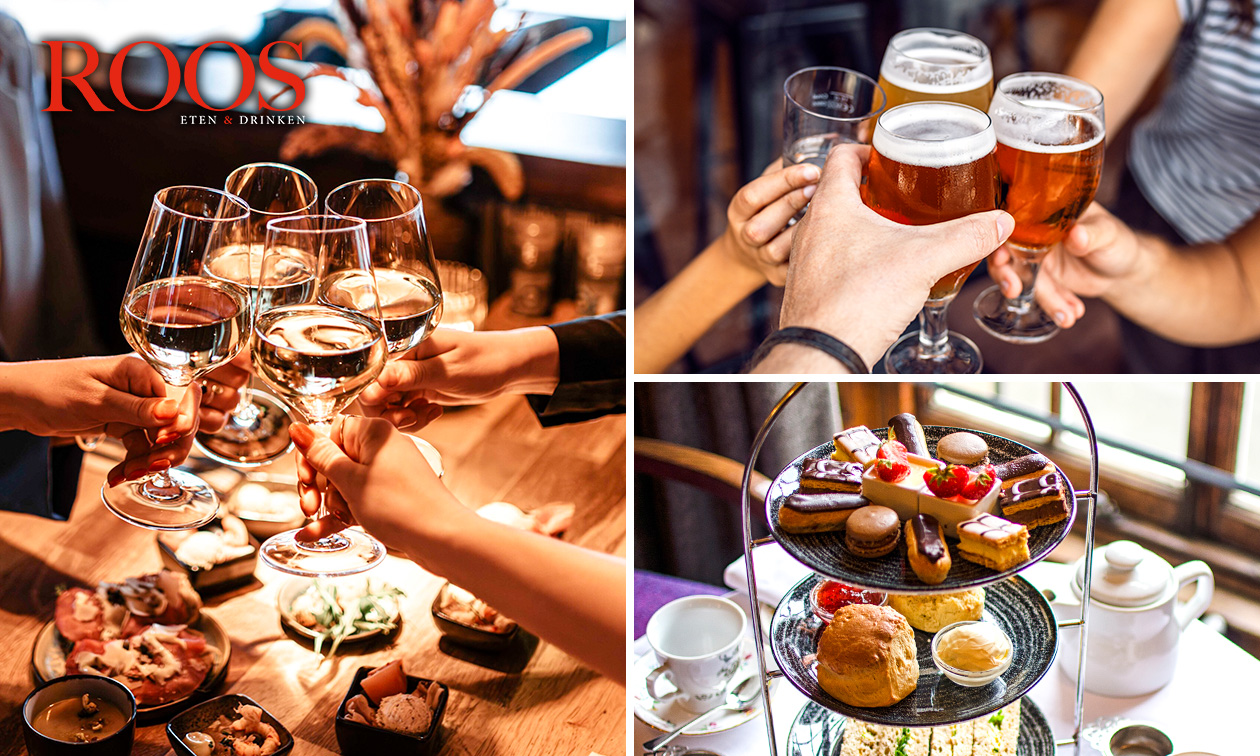 Roos eten & drinken Bodegraven, High tea (2 uur) evt. + glas cava of ...