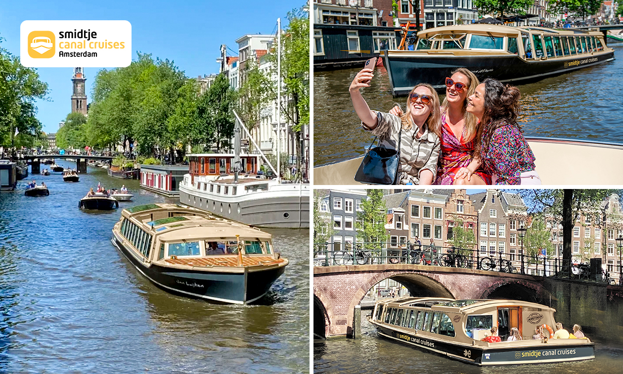 Smidtje Canal Cruises Amsterdam, Rondvaart door Amsterdam (75 min ...