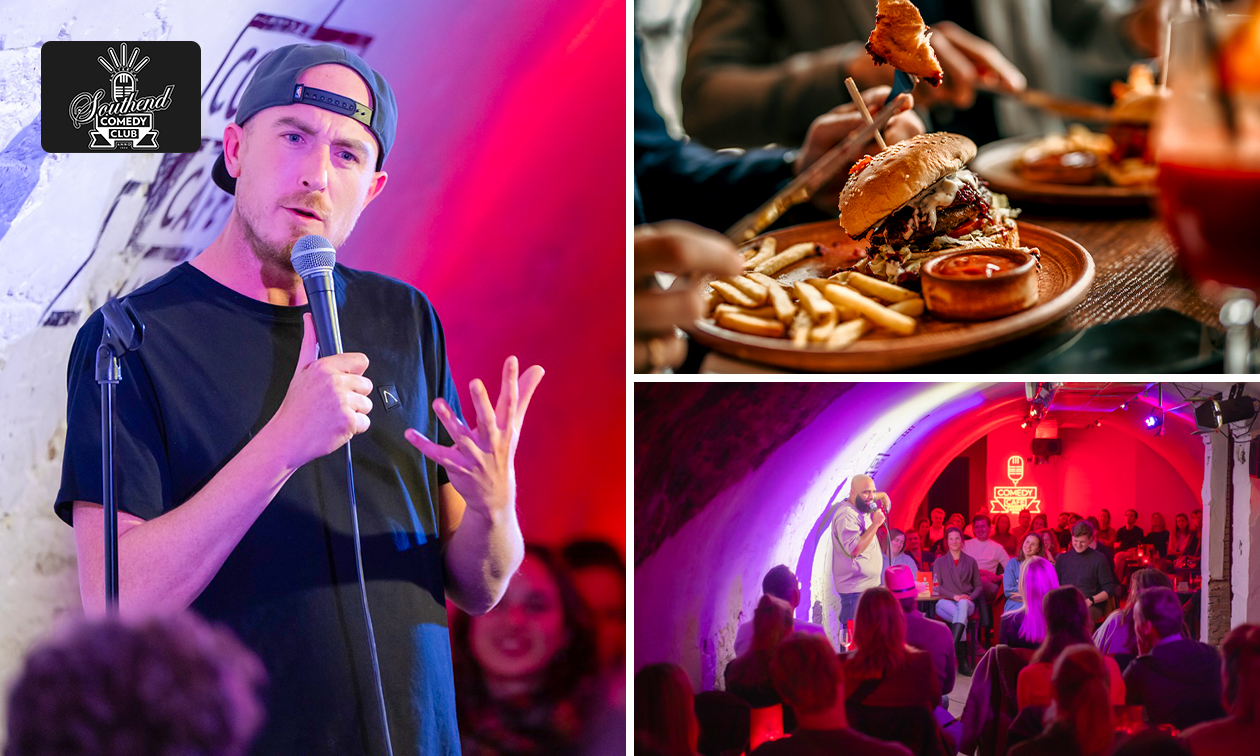 Southend Comedy Club, Entree comedy + evt. 2-gangen keuzediner in ...