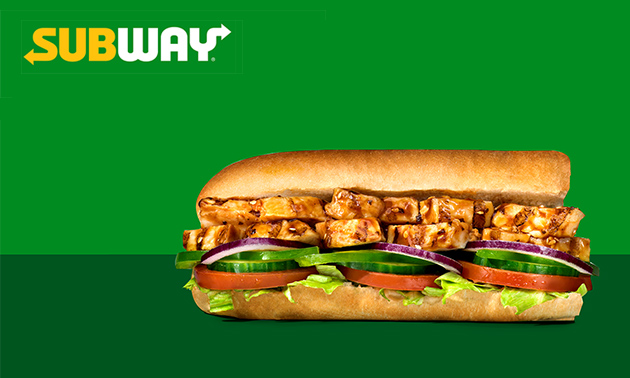 Subway Best, Bij Subway: broodje (15 cm) + koffie/thee en cookie ...