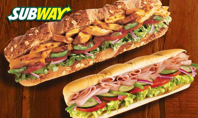 Subway Zuid-Holland, Bij Subway een broodje naar keuze: bespaar 50% in ...