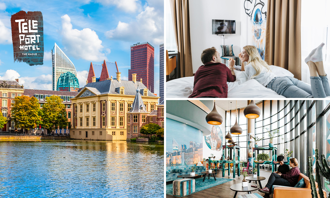 The Hague Teleport Hotel, Overnachting voor 2 + ontbijt + late check ...