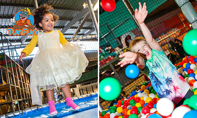 TunFun, Entree voor indoor speelparadijs TunFun bespaar 41% in ...