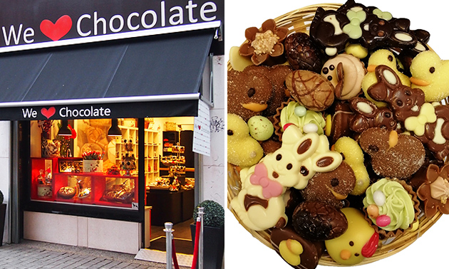 We Love Chocolate, 1 kilo paas-chocolade van We Love Chocolate bespaar ...