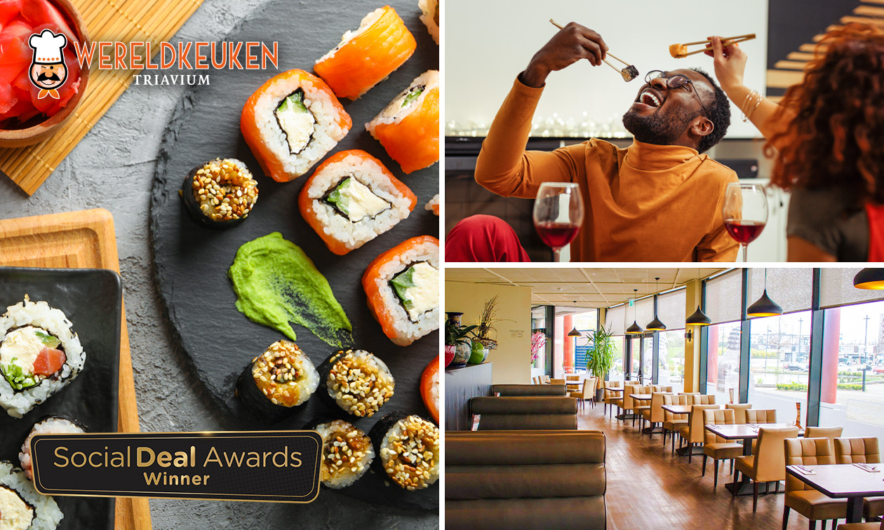 Wereldkeuken Triavium, All-You-Can-Eat & Drink (3 uur) bij Triavium bespaar 25% in Arnhem via ...