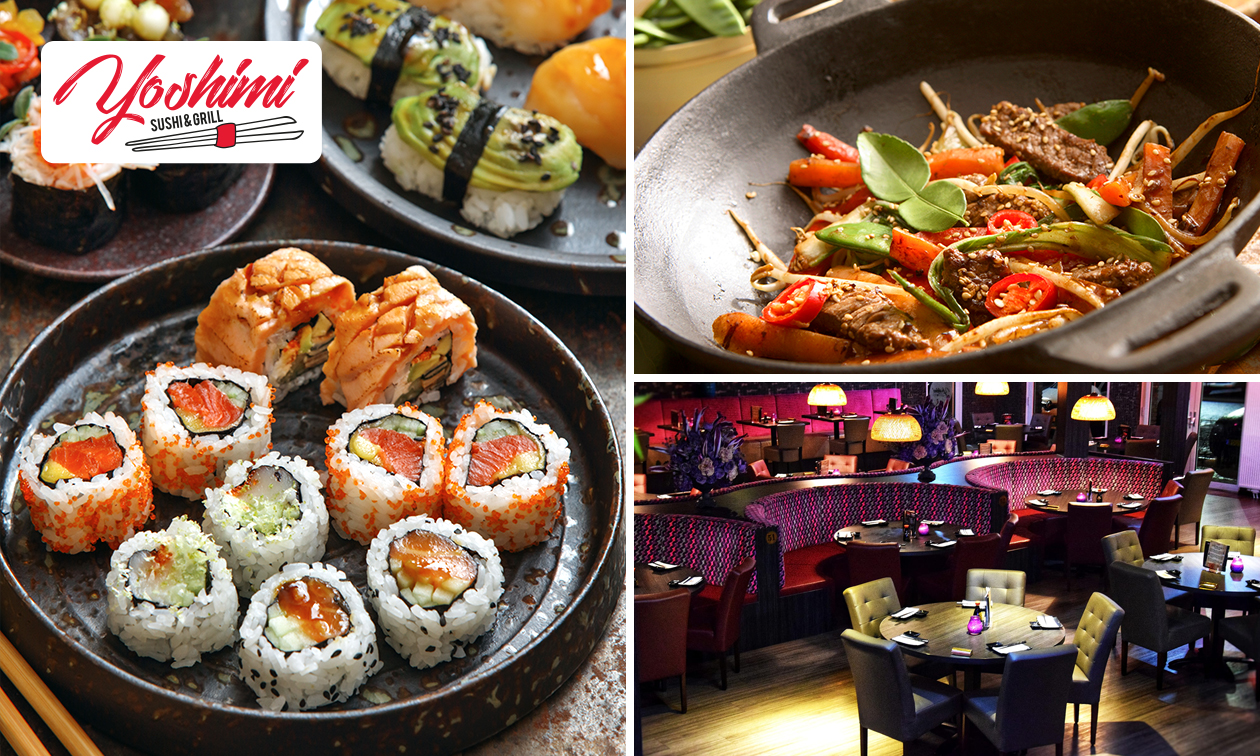 Yoshimi Sushi & Grill, All-You-Can-Eat sushi & grill (geen tijdslimiet ...